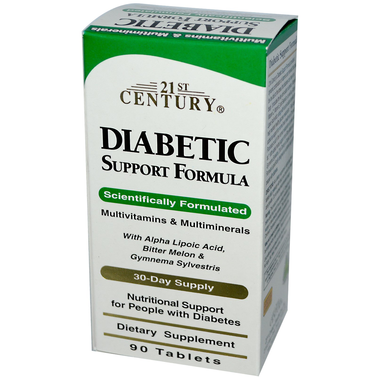 21St Century Diabetic Support Formula 90 S - SahaJamal Pharmacy