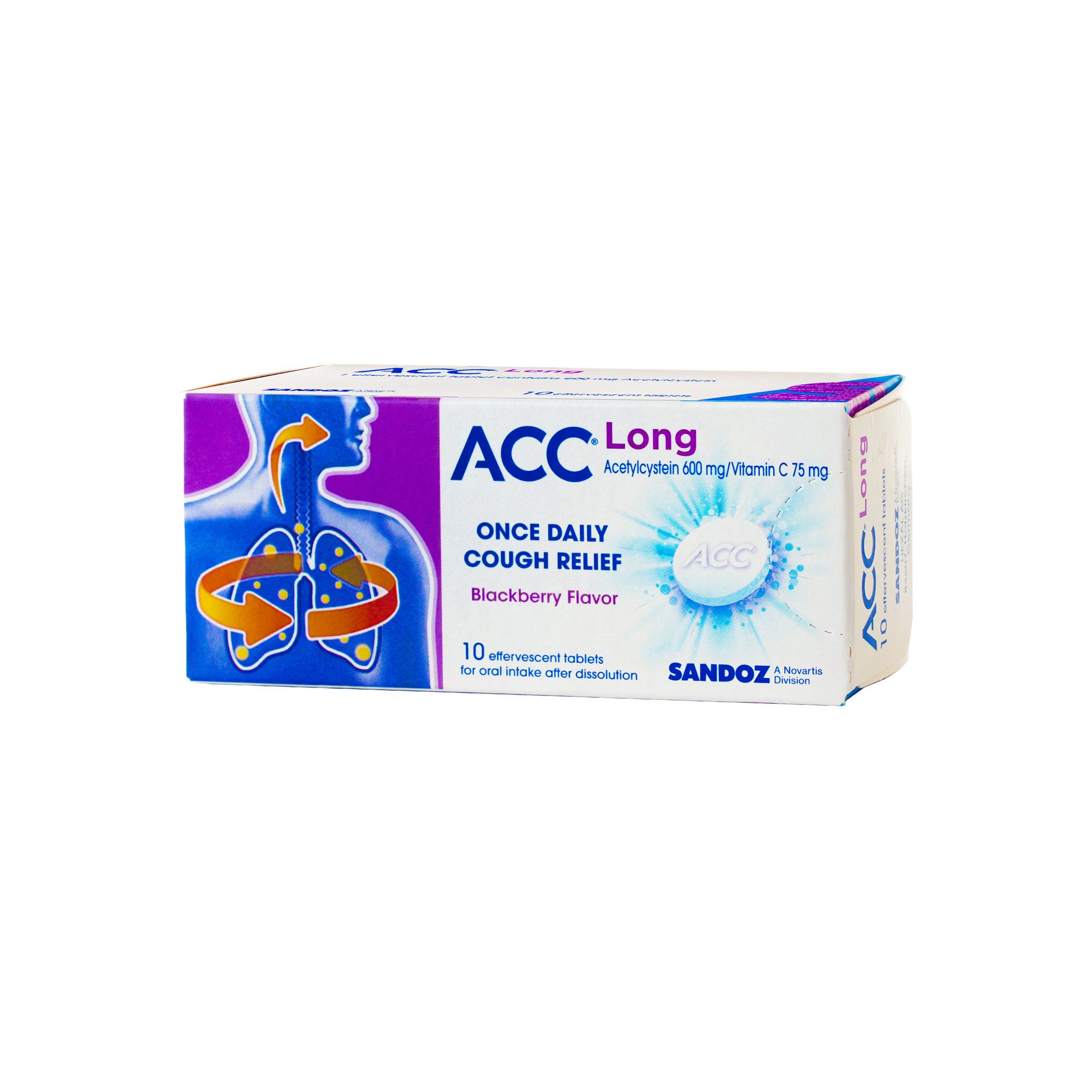Acc Long 600 Mg Eff Tab 10 S - SahaJamal Pharmacy