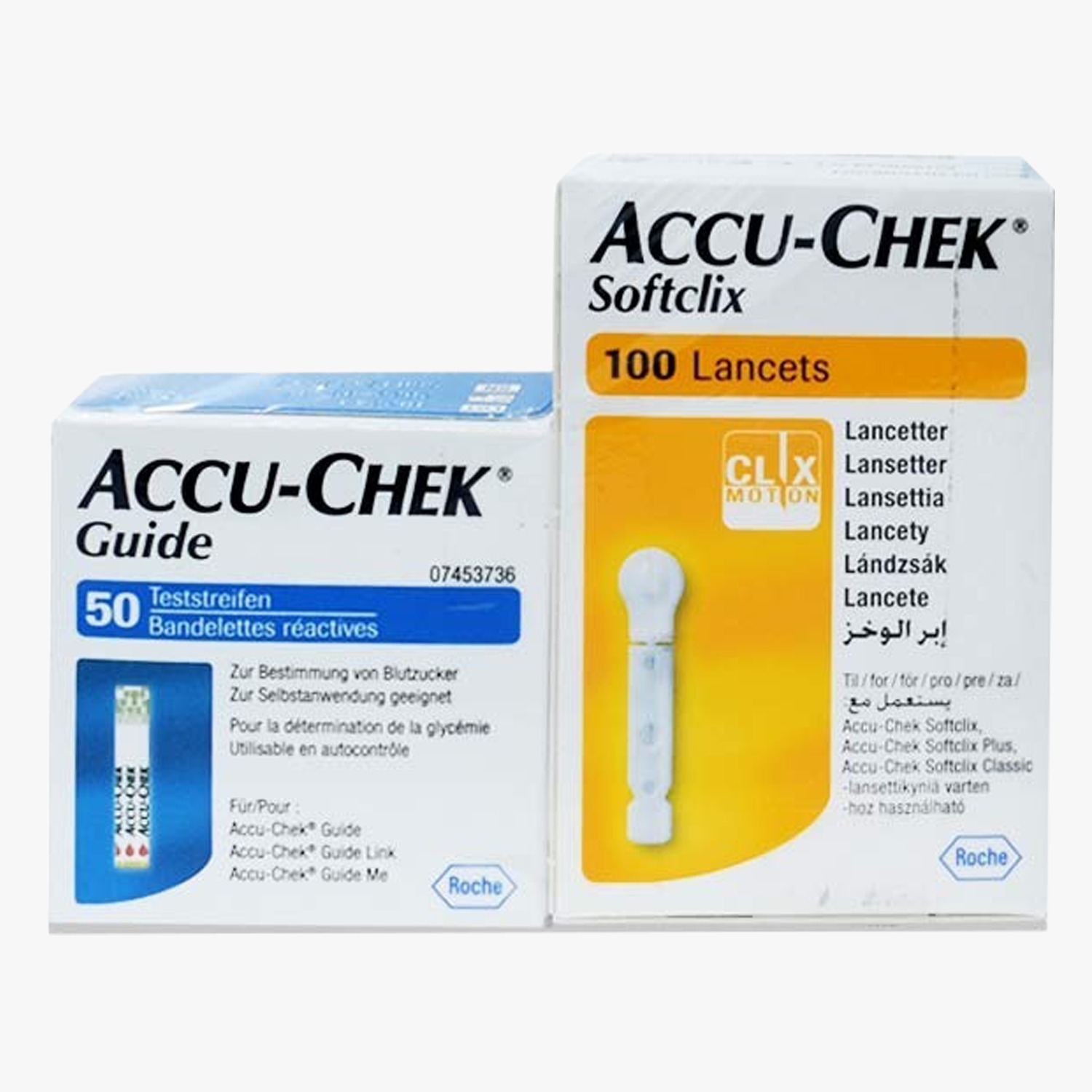 Accu Chek Guide Test Strip 50S + Softclix Lancets (Offer) - SahaJamal ...