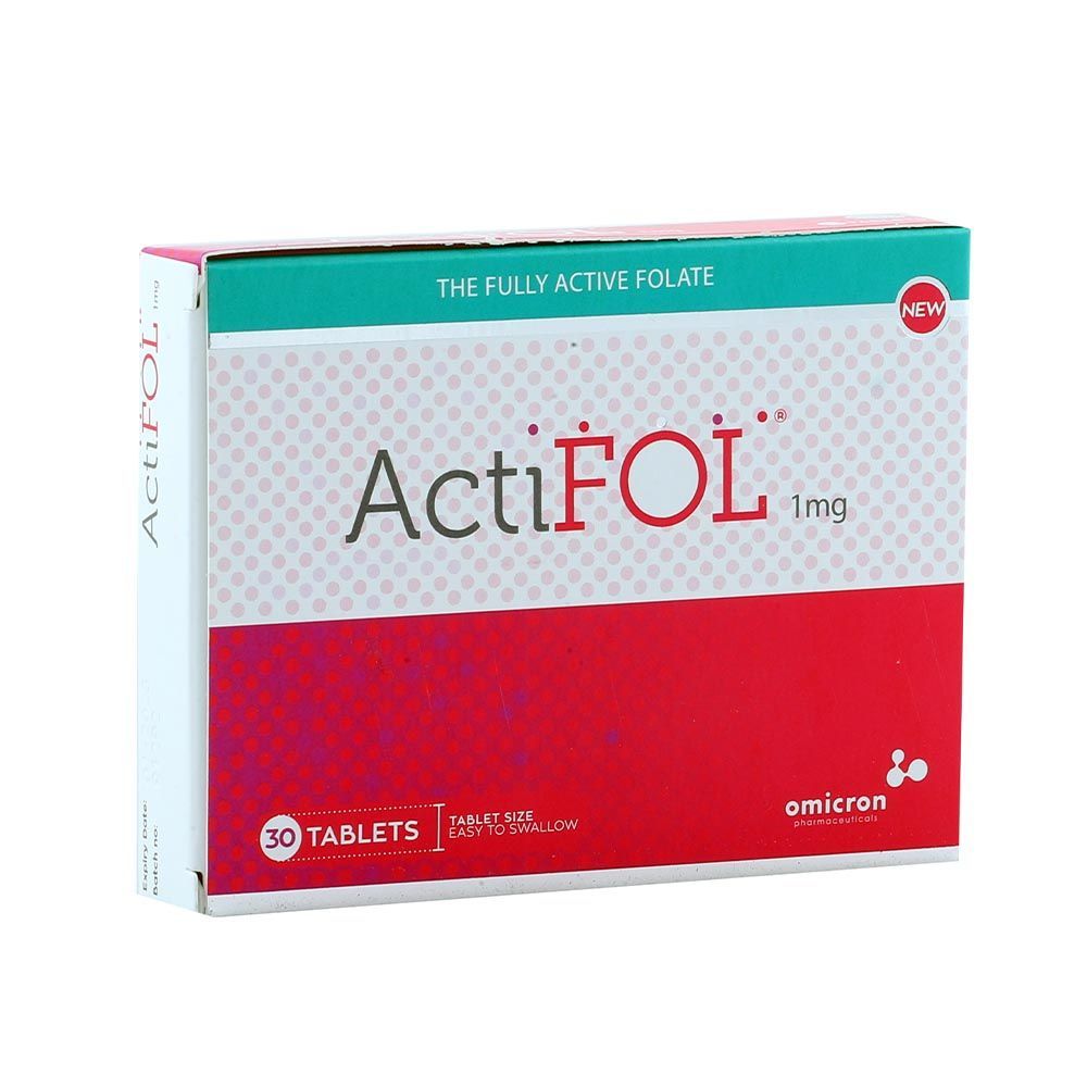 Actifol 1mg Wellness Support - SahaJamal Pharmacy