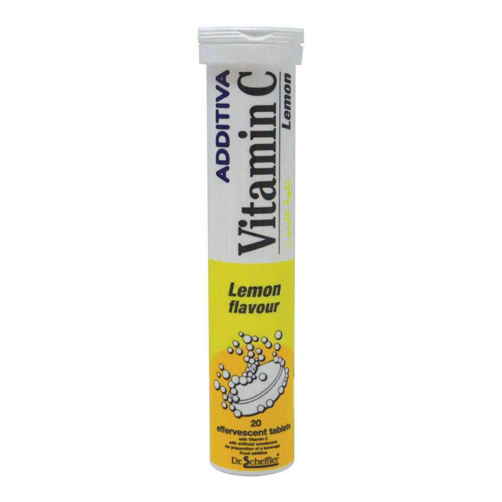 Additiva Vitamin C 1000mg Lemon Effervescent Tablets 20’s – SahaJamal ...