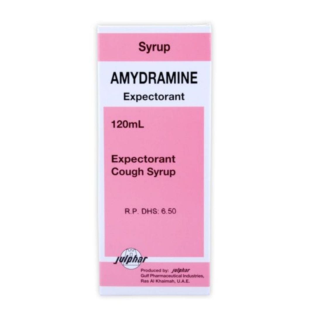 Amydramine Adult Syrup 120Ml - SahaJamal Pharmacy