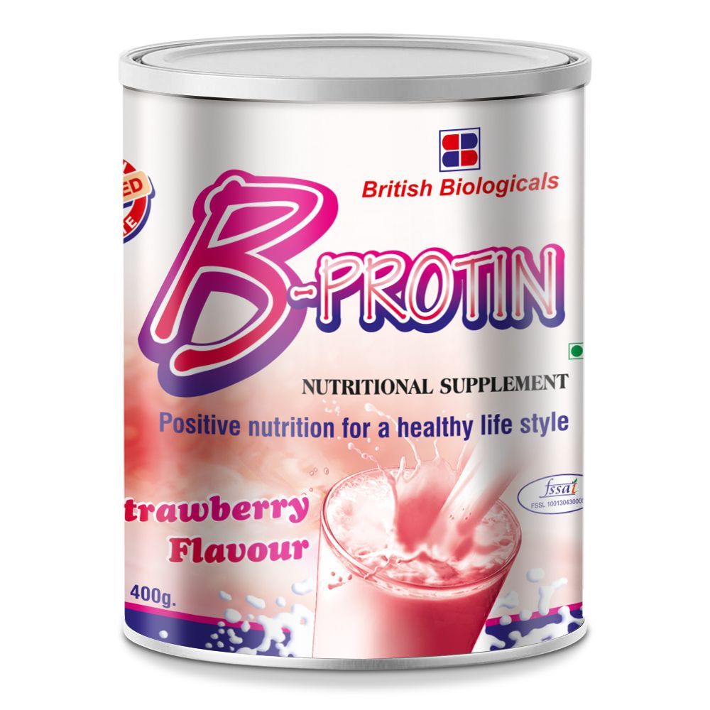 B-Protin Strawberry 400G - SahaJamal Pharmacy