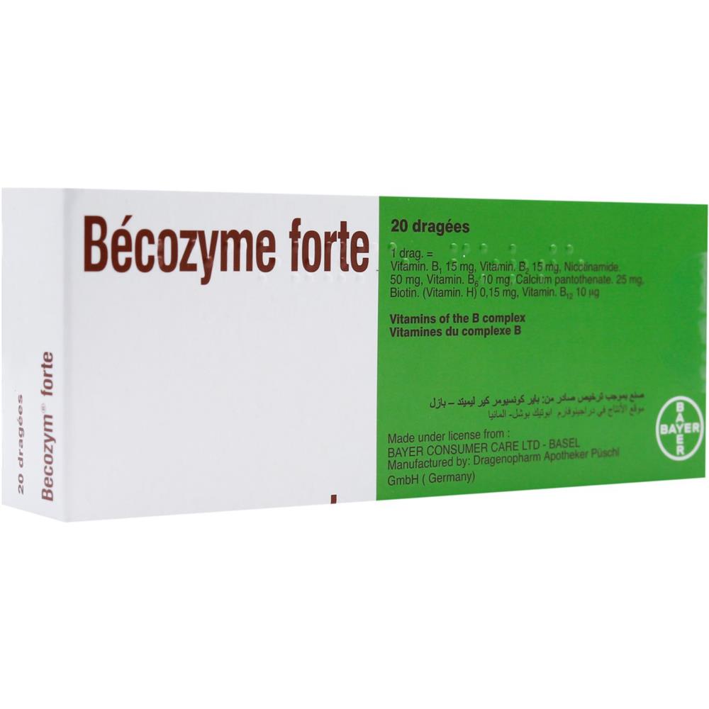 Becozym Forte Vitamin B Complex Tablets 20 s – SahaJamal Pharmacy