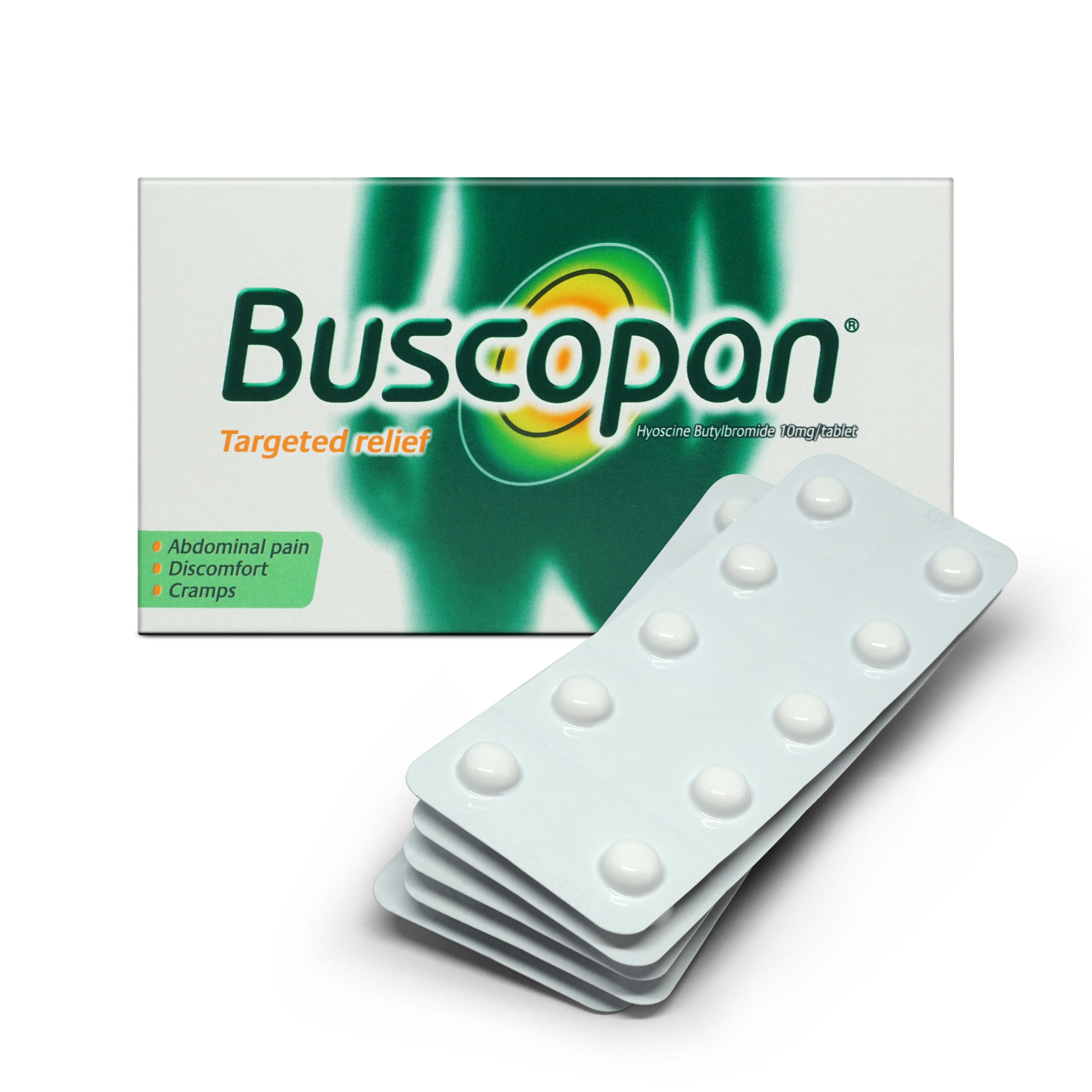 Buscopan 10mg Tab 50s - SahaJamal Pharmacy