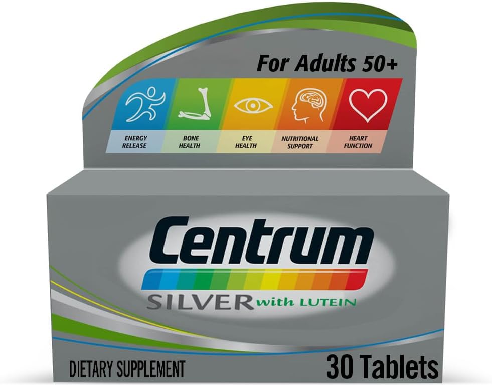 Centrum Silver With Lutien Adult 50+ Tab 30S - SahaJamal Pharmacy