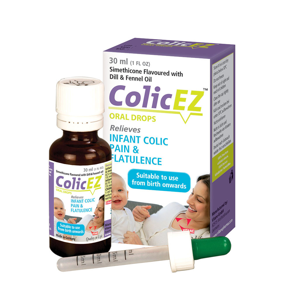 Buy Colic Ez Baby Oral Drops 30Ml - SahaJamal Pharmacy | Online UAE & KSA