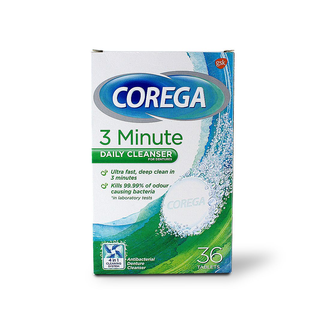 Corega Full Denture Tablets 36'S - SahaJamal Pharmacy