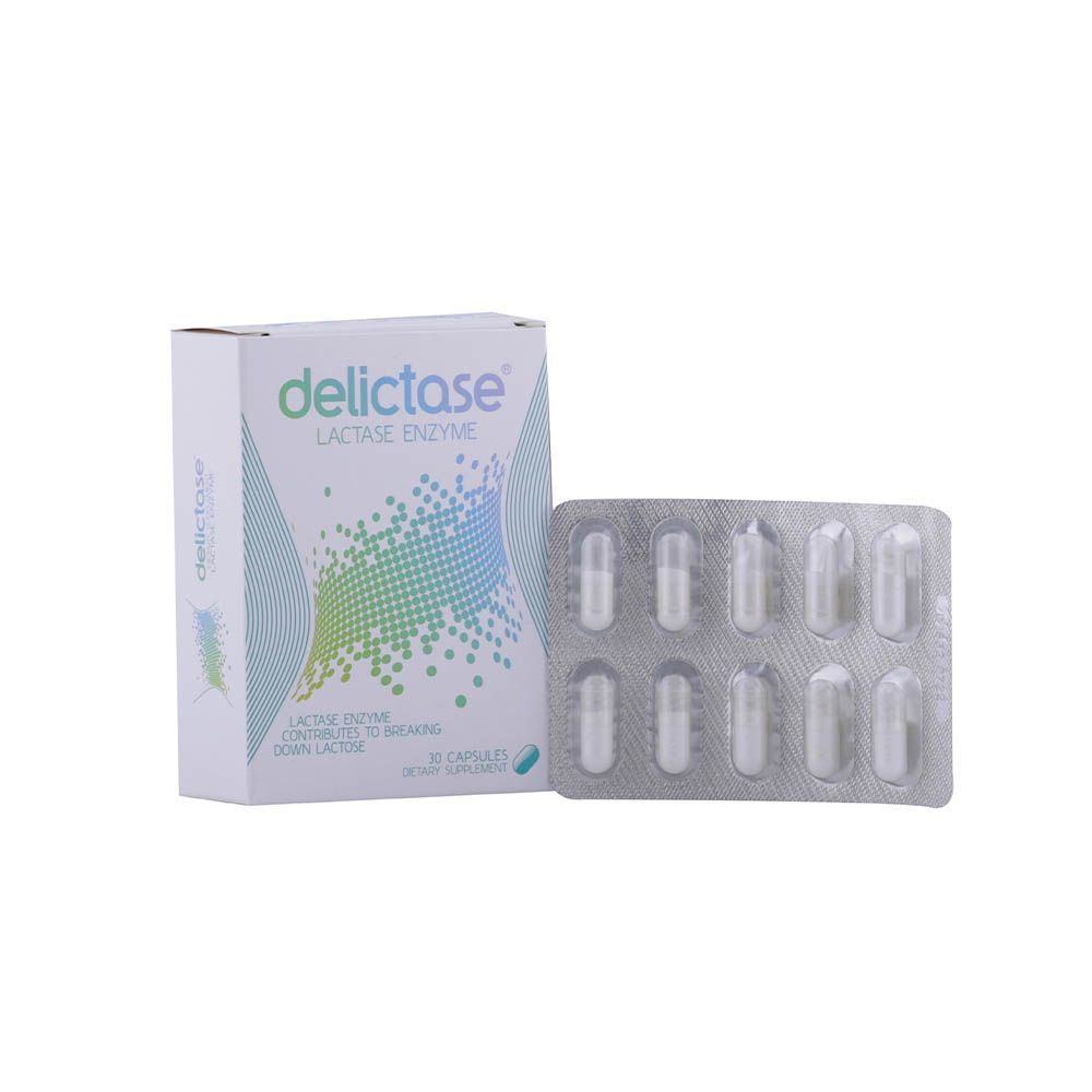 Delictase lactase enzyme cap 30s - SahaJamal Pharmacy
