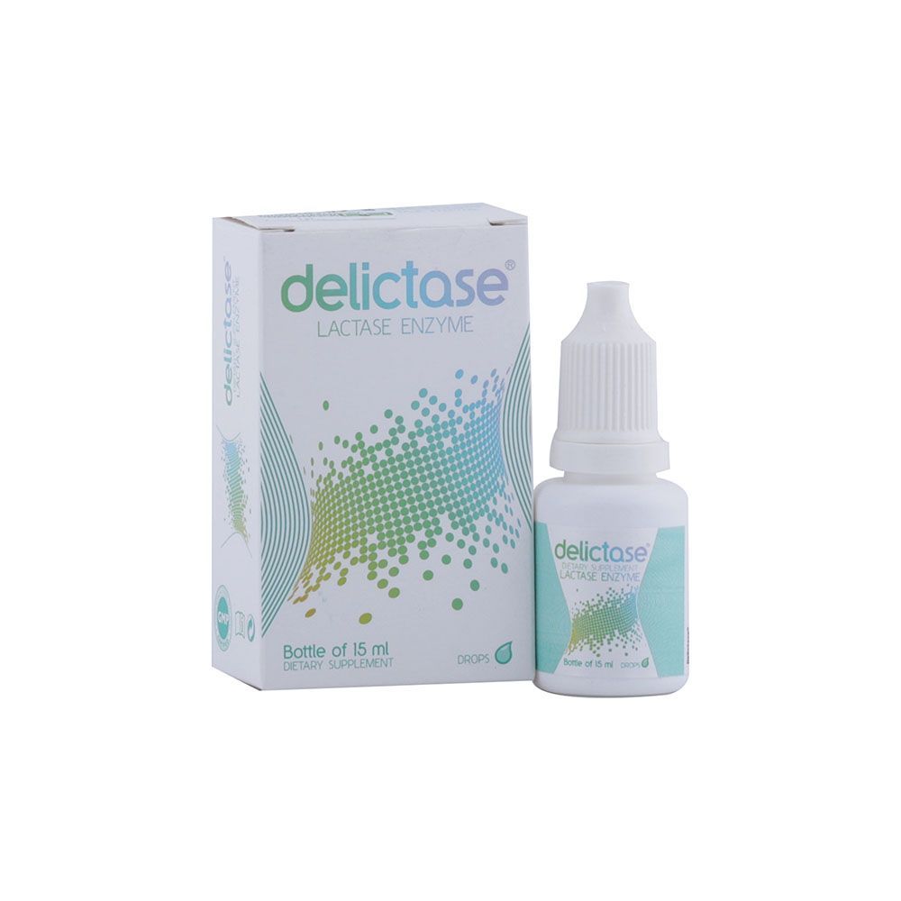 Delictase lactase enzyme drops 15 ml - SahaJamal Pharmacy