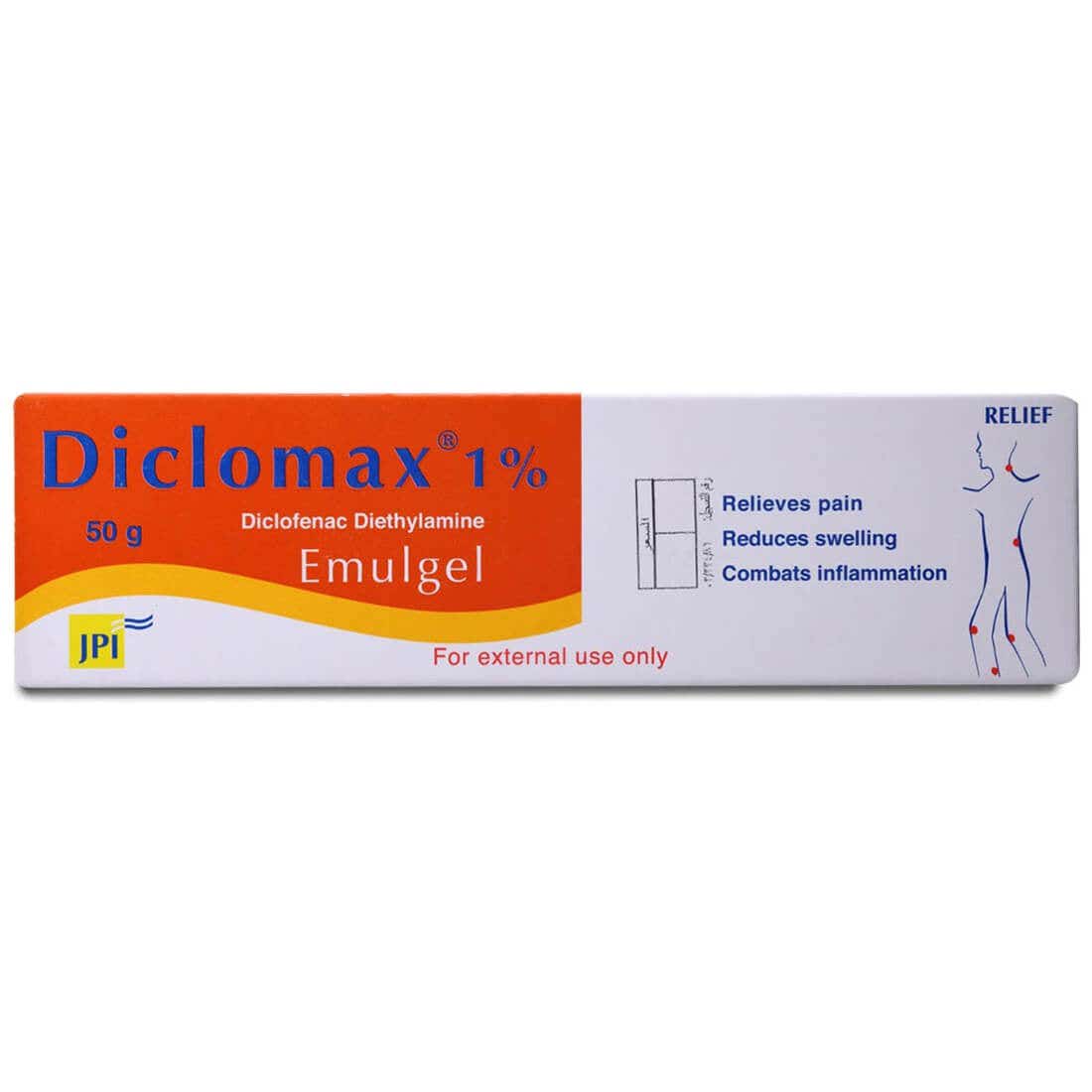 Diclomax 1% Emulgel 50g - SahaJamal Pharmacy