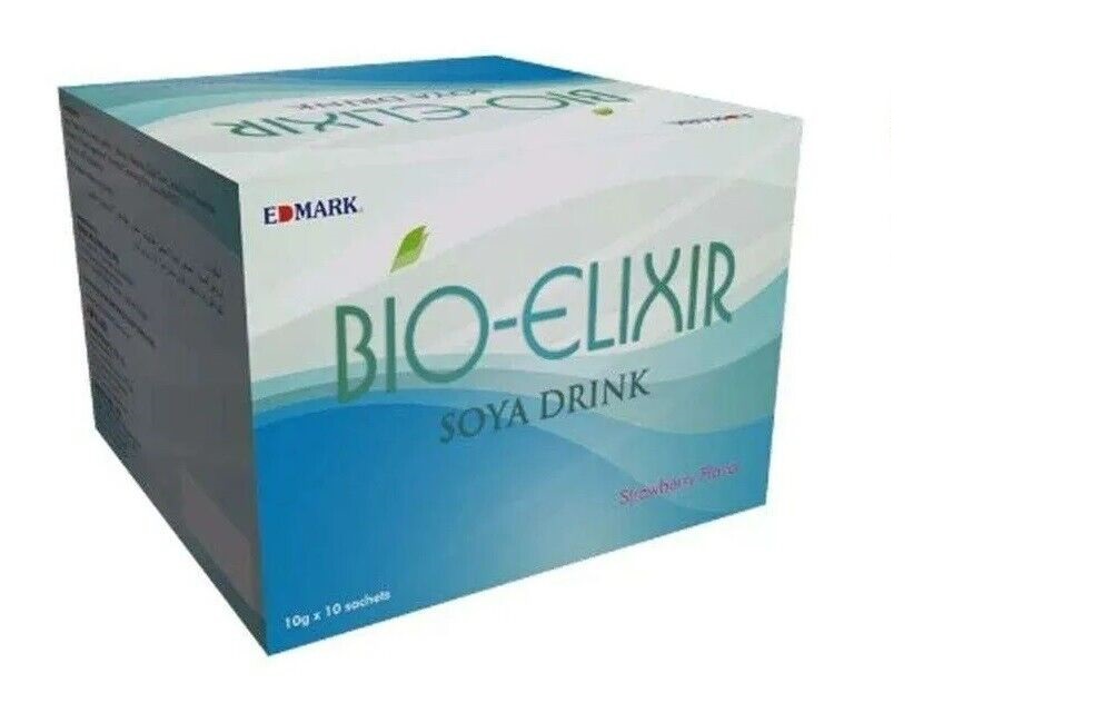 Edmark bio-elixir soya drink 10gm sachets 10s - SahaJamal Pharmacy