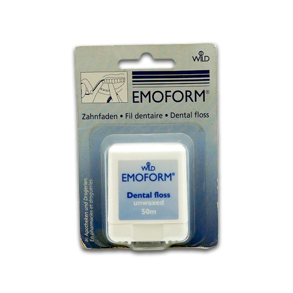 Emoform Unwaxed Dental Floss 50M – SahaJamal Pharmacy