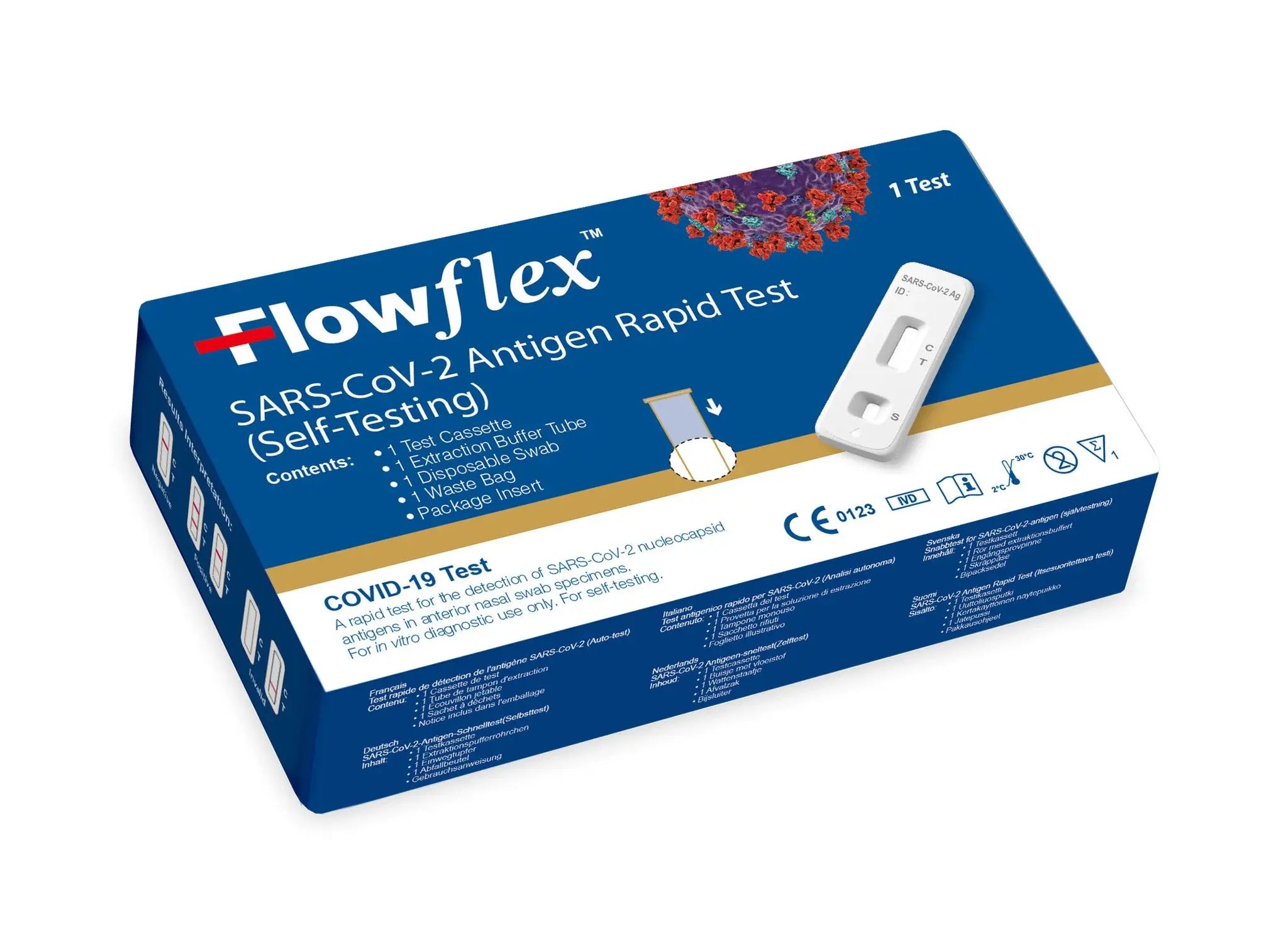 Flowflex Antigen Rapid Test Lateral Flow Self-Testing Kit - SahaJamal ...