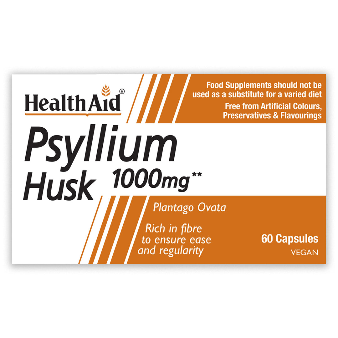 Health Aid Psyllium Husk 1000 Mg Cap 60'S - SahaJamal Pharmacy