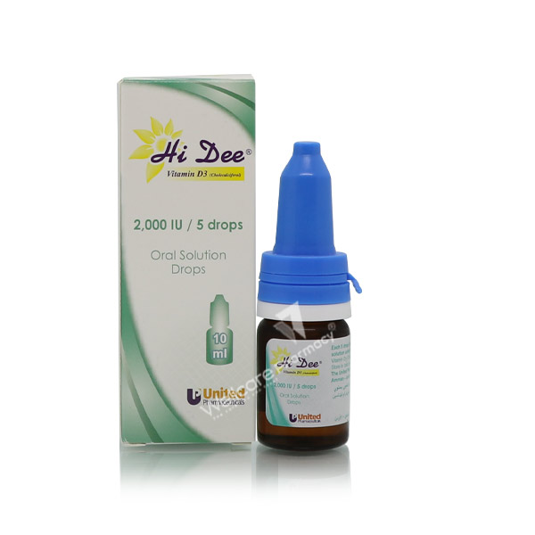 Hi Dee Vitamin D 3 2000 Iu/5 Drops 10ml - SahaJamal Pharmacy