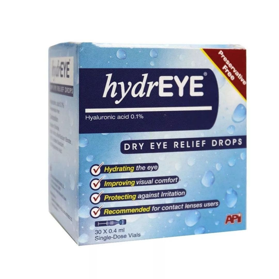 Hydr Eye 30 * 0.4 Ml Single Dose Vials - SahaJamal Pharmacy