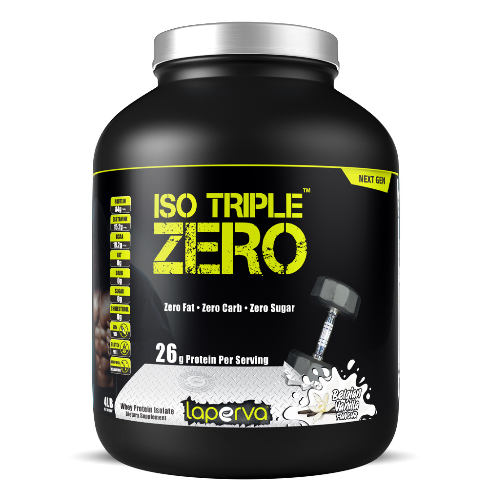 Laperva Iso Triple Zero Belgian Cookies & Cream 4Lb - SahaJamal Pharmacy
