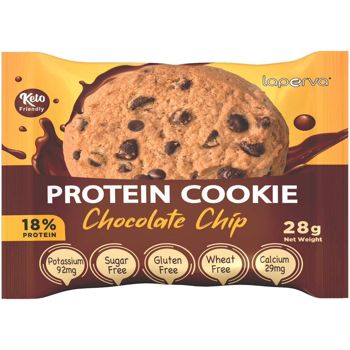 Laperva protein cookie chocolate chip 28gm – SahaJamal Pharmacy