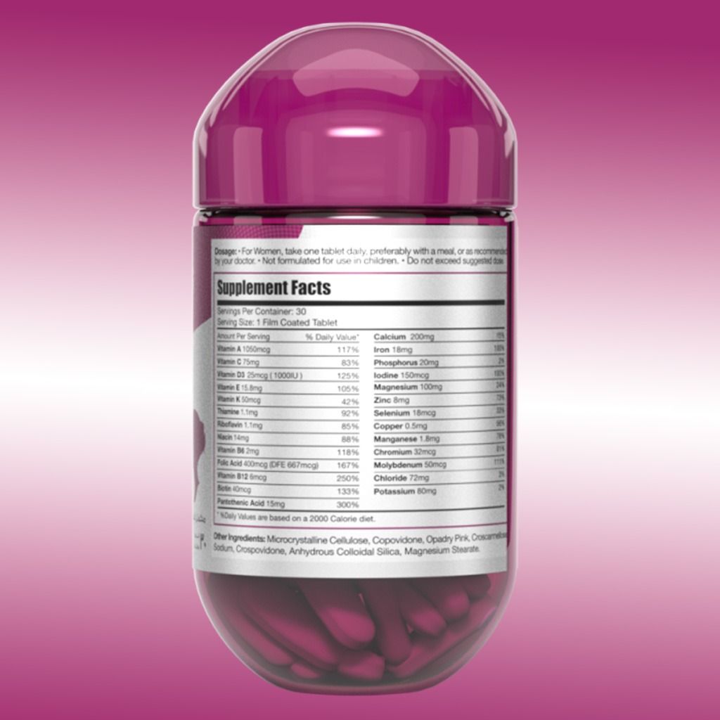 Limitless Womanmax Multivitamins And Minerals 30 S - SahaJamal Pharmacy