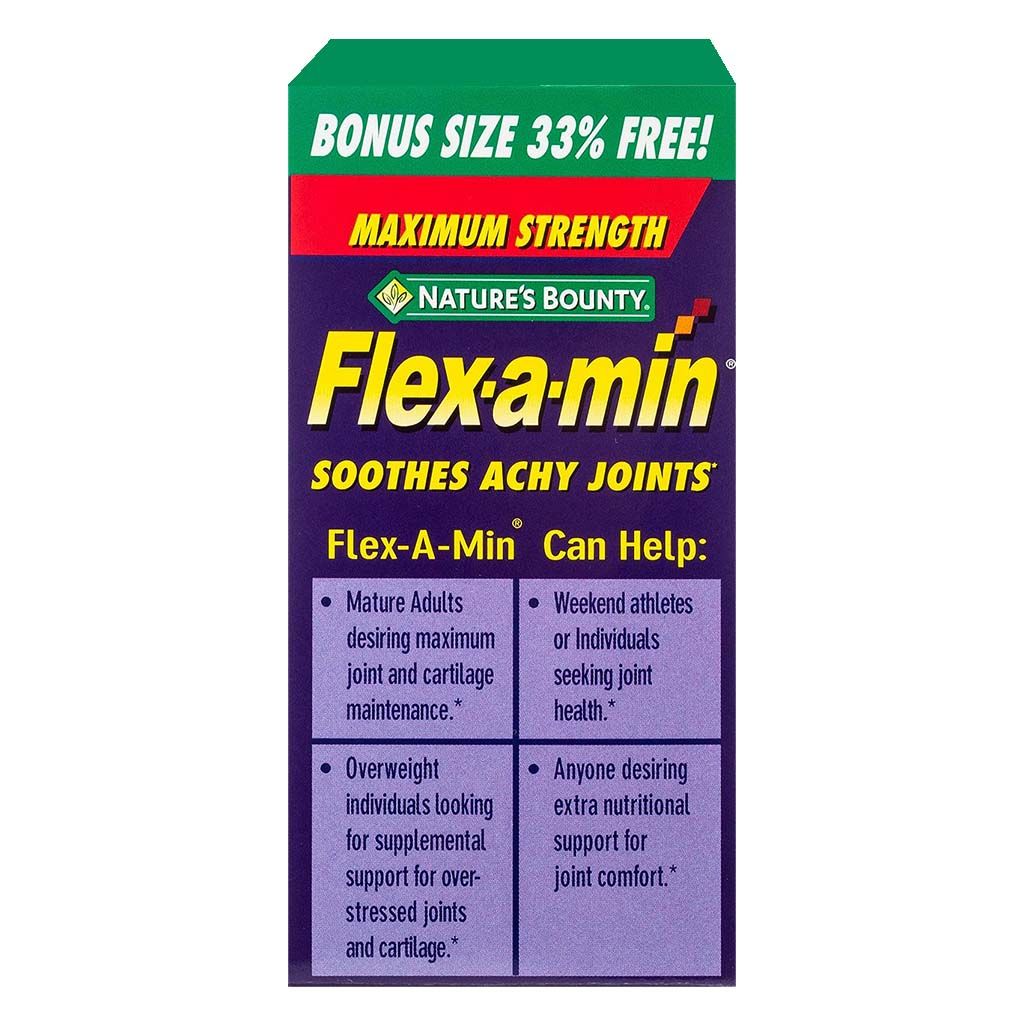 Nature’S Bounty Flex A-Min Maximum Strength Tablets, 60’S – SahaJamal ...