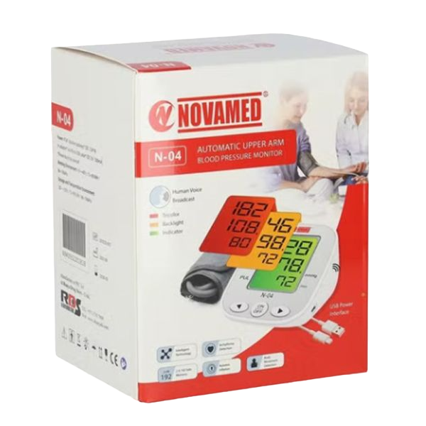 Novamed Automatic Upper Arm Blood Pressure Monitor N 04 - SahaJamal ...