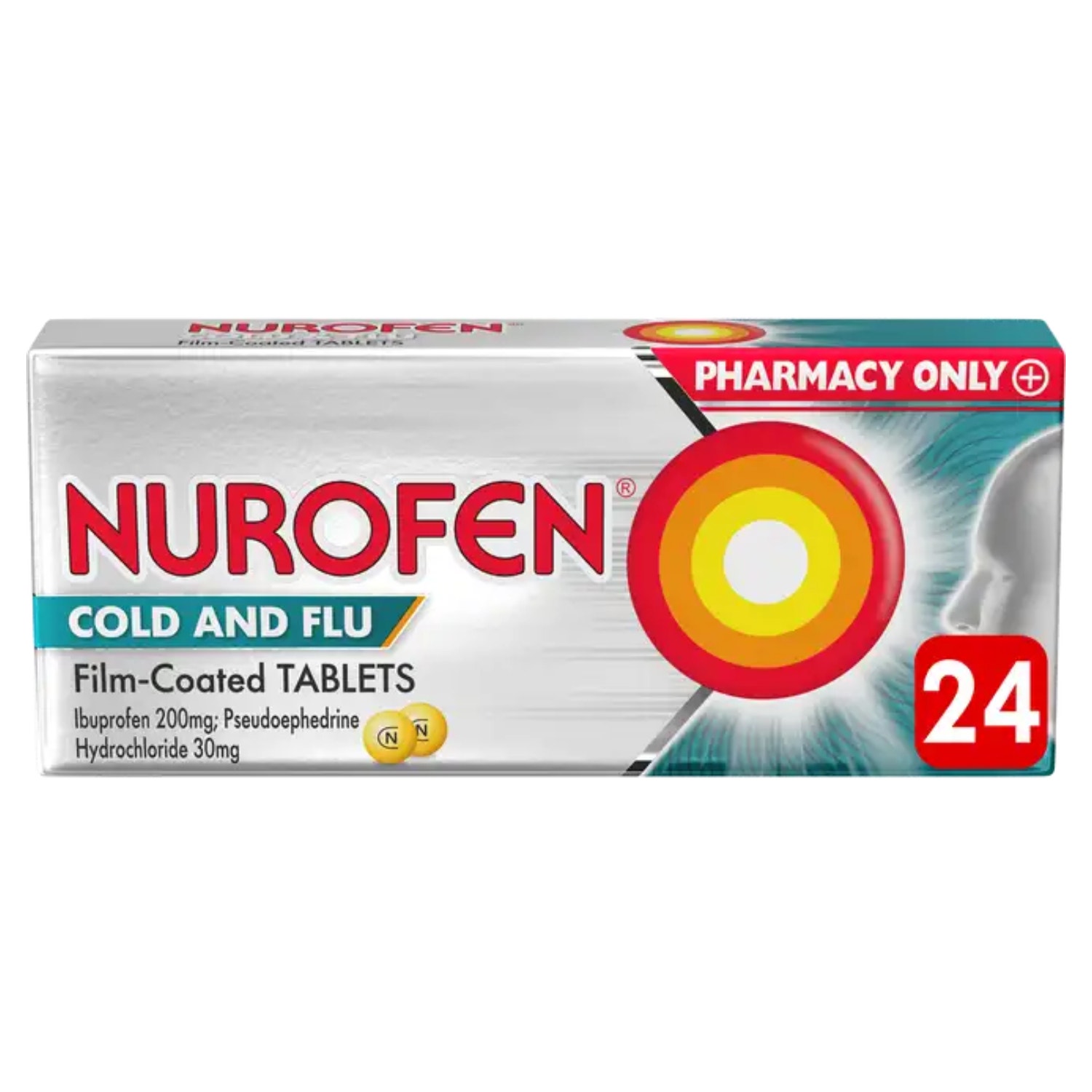 Nurofen Cold & Flu Tab 24S - SahaJamal Pharmacy