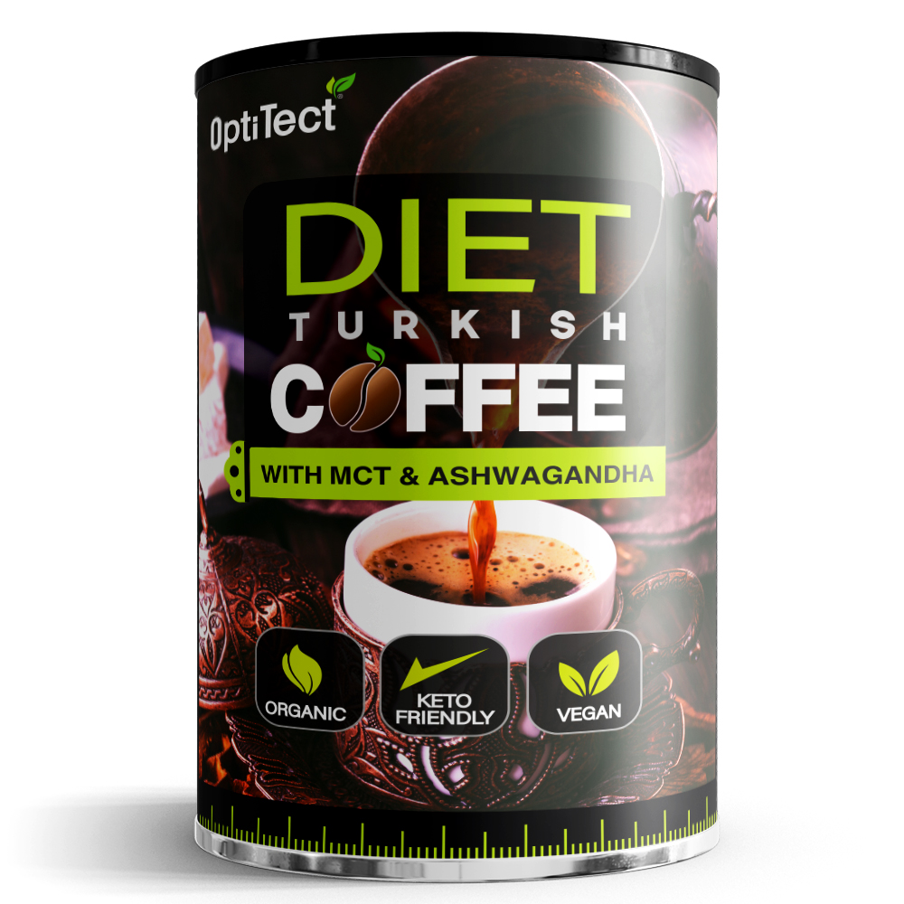 Opti Tect Turkish Coffee + Ashwagandha 180Gm - SahaJamal Pharmacy