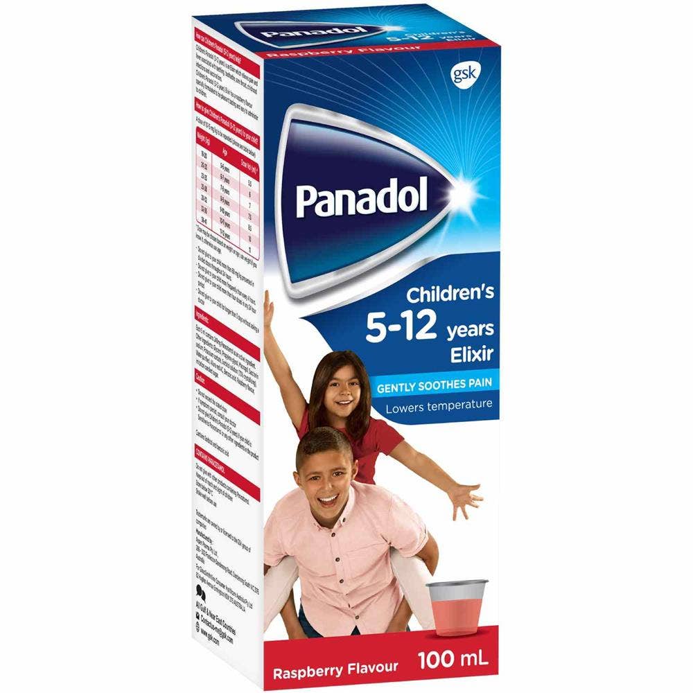Panadol Syrup (5-12Yrs) 100Ml - SahaJamal Pharmacy
