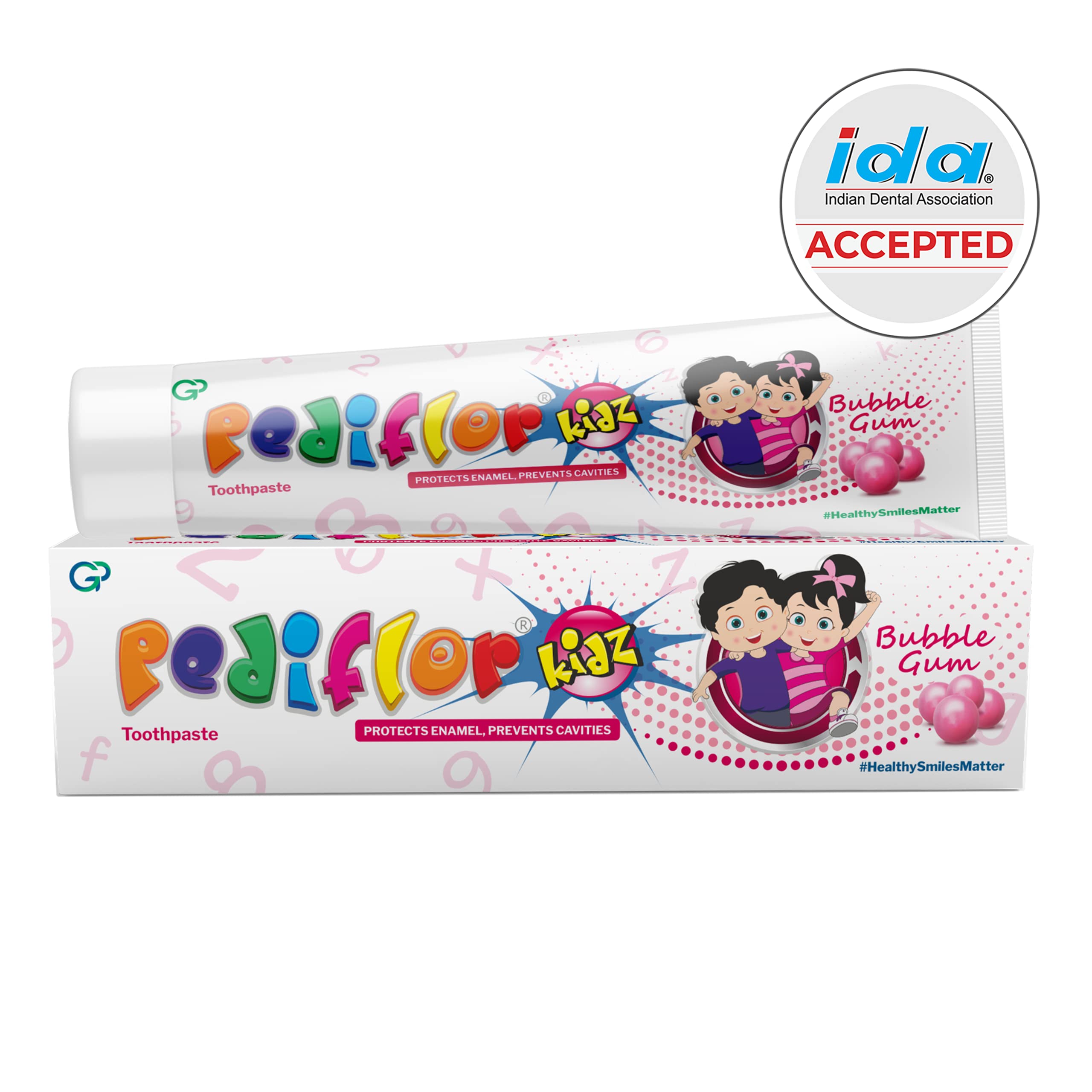 Pediflor Kidz Toothpaste Bubble Gum 70gm - Saha Jamal Pharmacy
