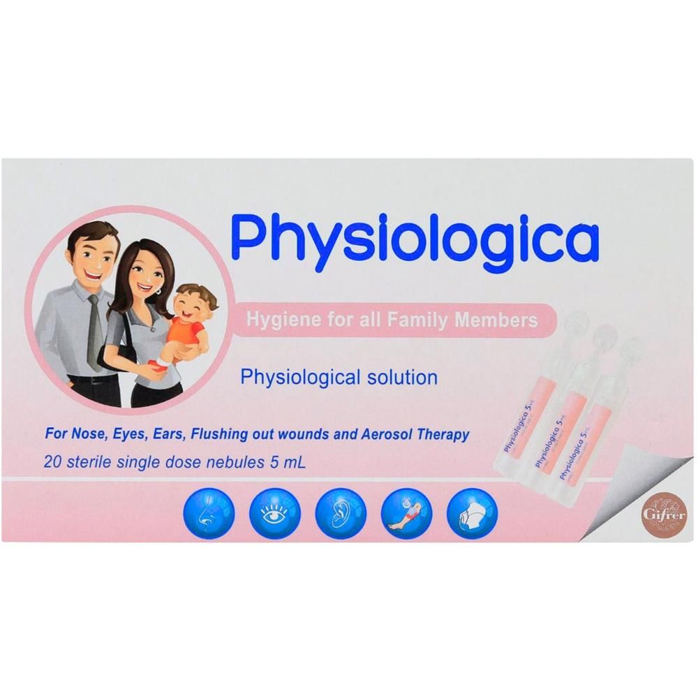 Physiologica Saline Solution 5 Ml 20 S - SahaJamal Pharmacy