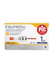 Pic Insumed Insulin Syringe 1Ml G30 30’S – SahaJamal Pharmacy