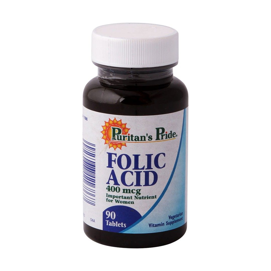 Puritans Pride Folic Acid ( Folate ) 400 Mg Caps 90 - SahaJamal Pharmacy