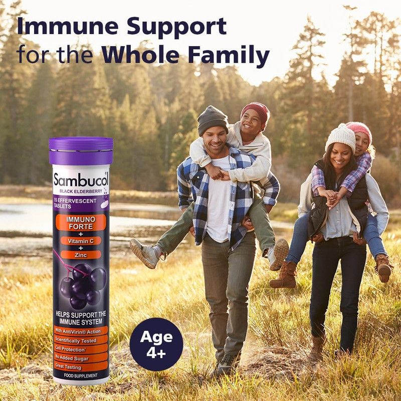 Sambucol Immuno Forte Effer. Tabs 15S - SahaJamal Pharmacy