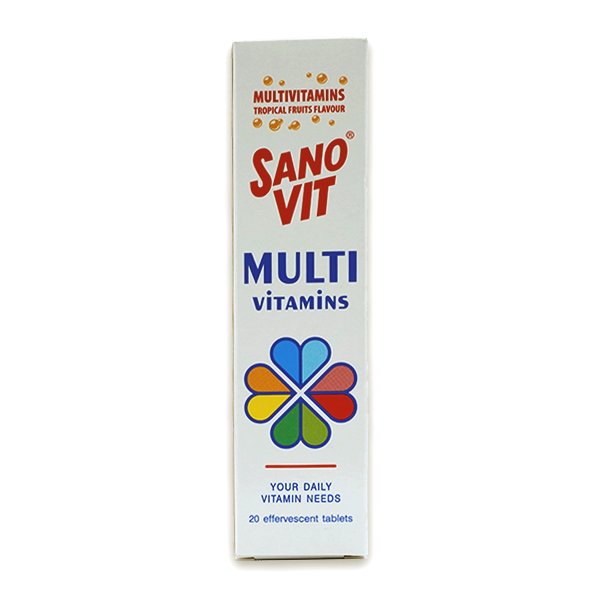 Sanovit Multivitamins Effervescent Tablet 20S - SahaJamal Pharmacy