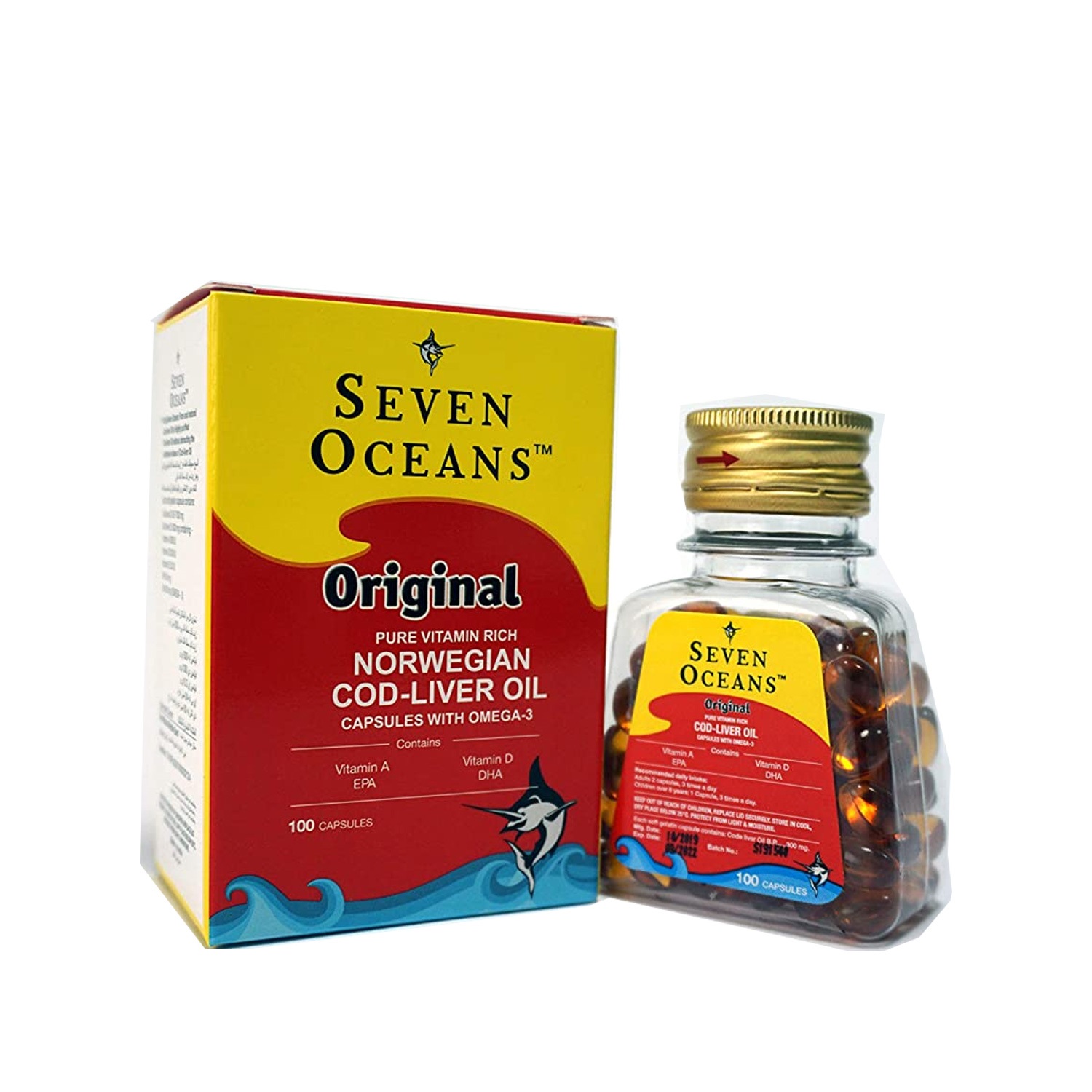 Seven Oceans Original Cod Liver Oil 100 S - SahaJamal Pharmacy