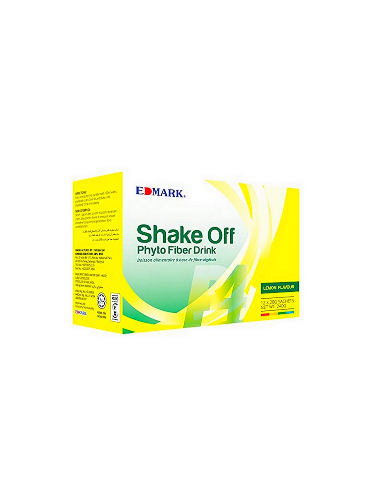 Shake Off Phyto Fiber Drink Lemon Flavour 12S - SahaJamal Pharmacy