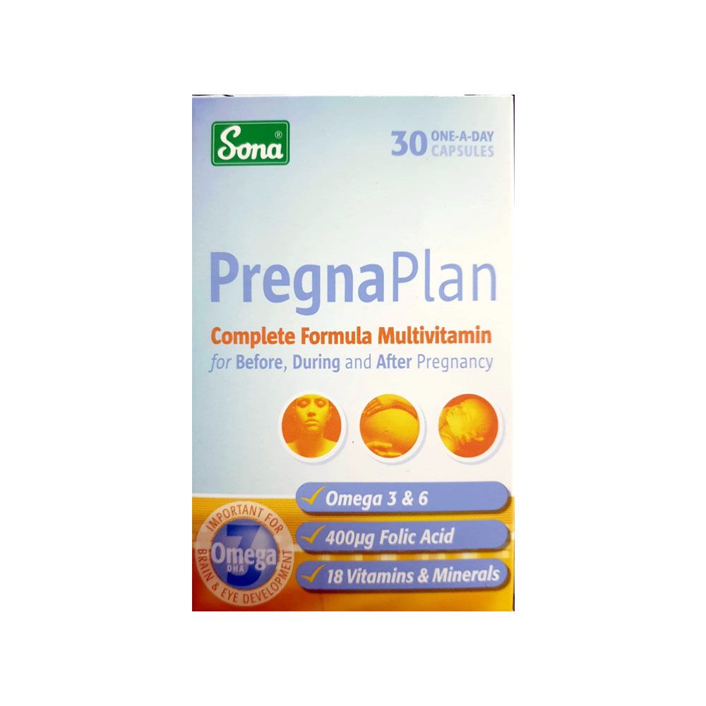 Sona Pregnaplan Complete Formula Multivitamin 30S - SahaJamal Pharmacy