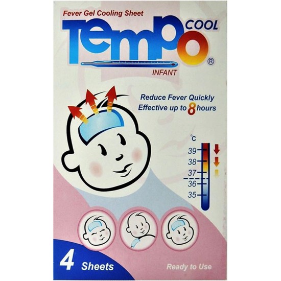Tempo cool fever cooling sheets (infant ) 4s - SahaJamal Pharmacy