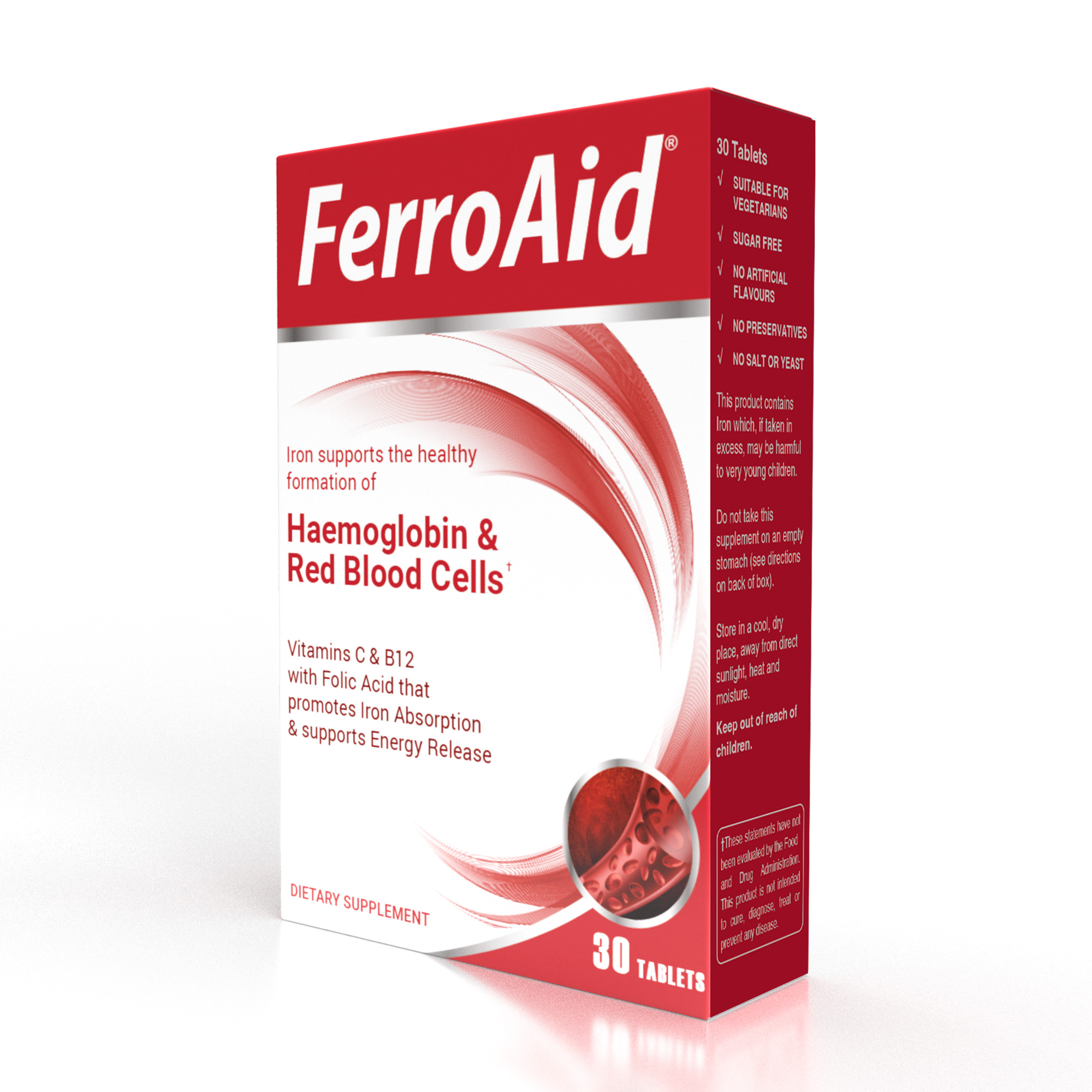 Vh Ferroaid Iron Support Tab 30S - SahaJamal Pharmacy