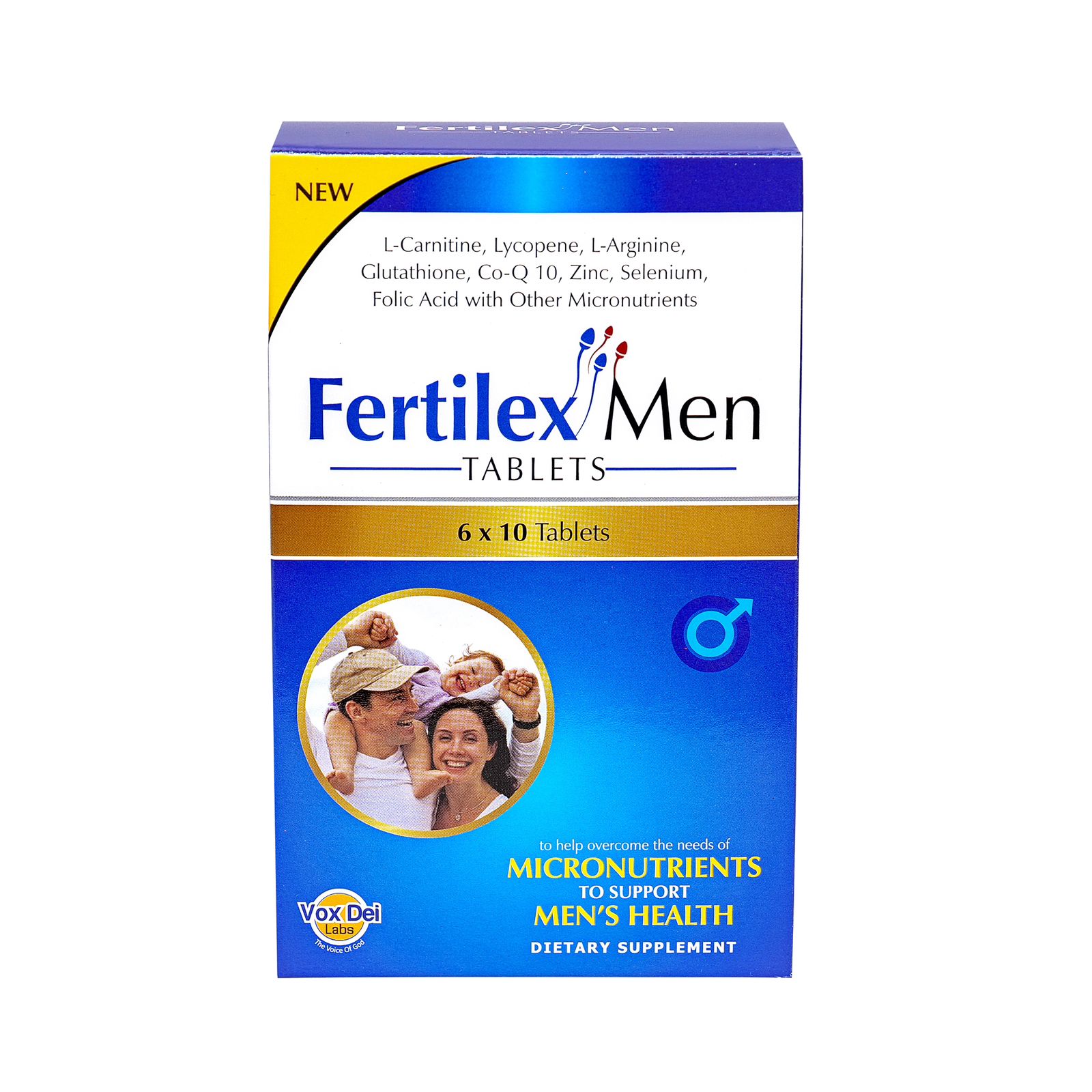 Vox Dei Fertilex Men 60S - SahaJamal Pharmacy