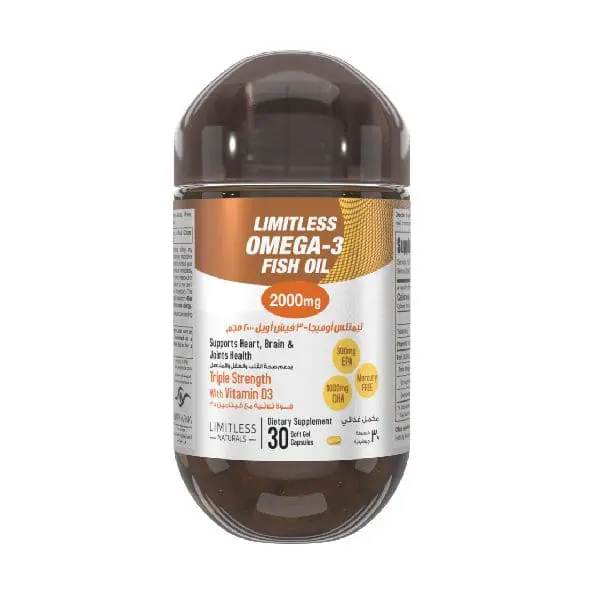 Limitless Omega 3 Fish Oil 30 S - SahaJamal Pharmacy