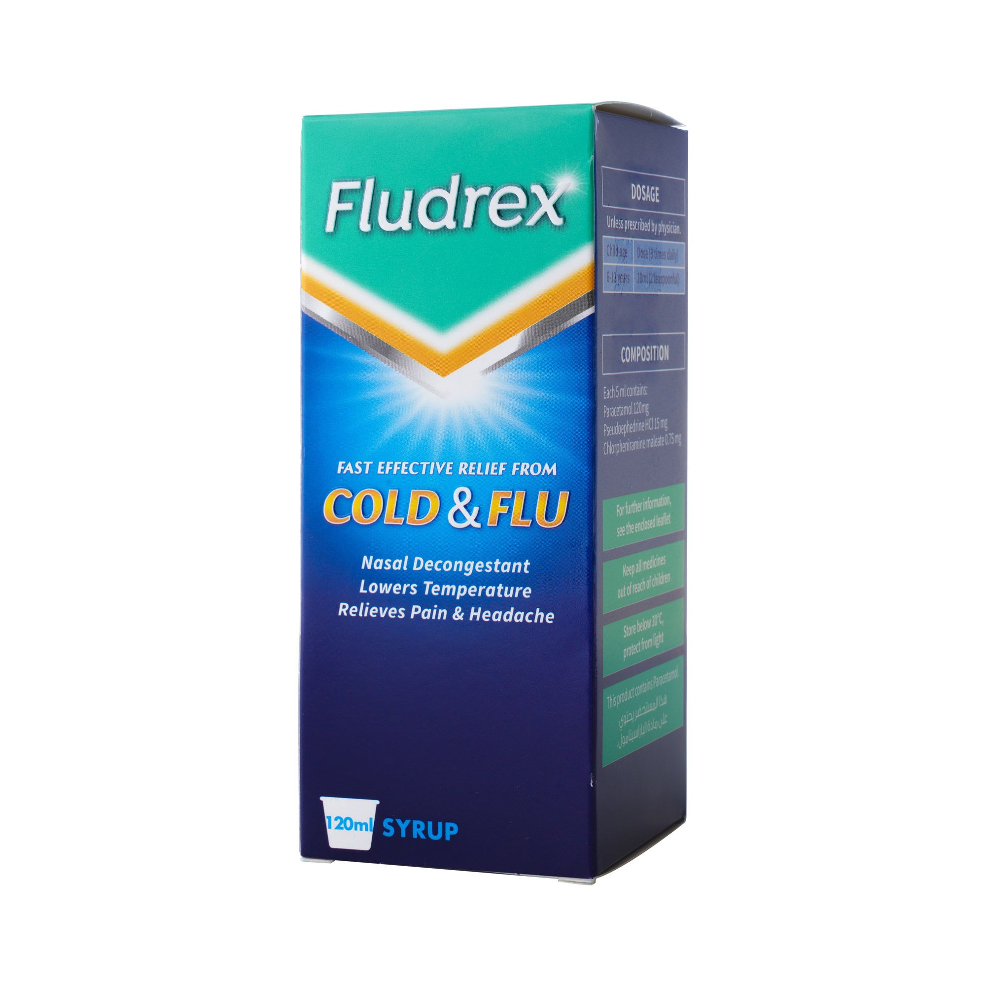 Fludrex Syrup 120Ml - SahaJamal Pharmacy