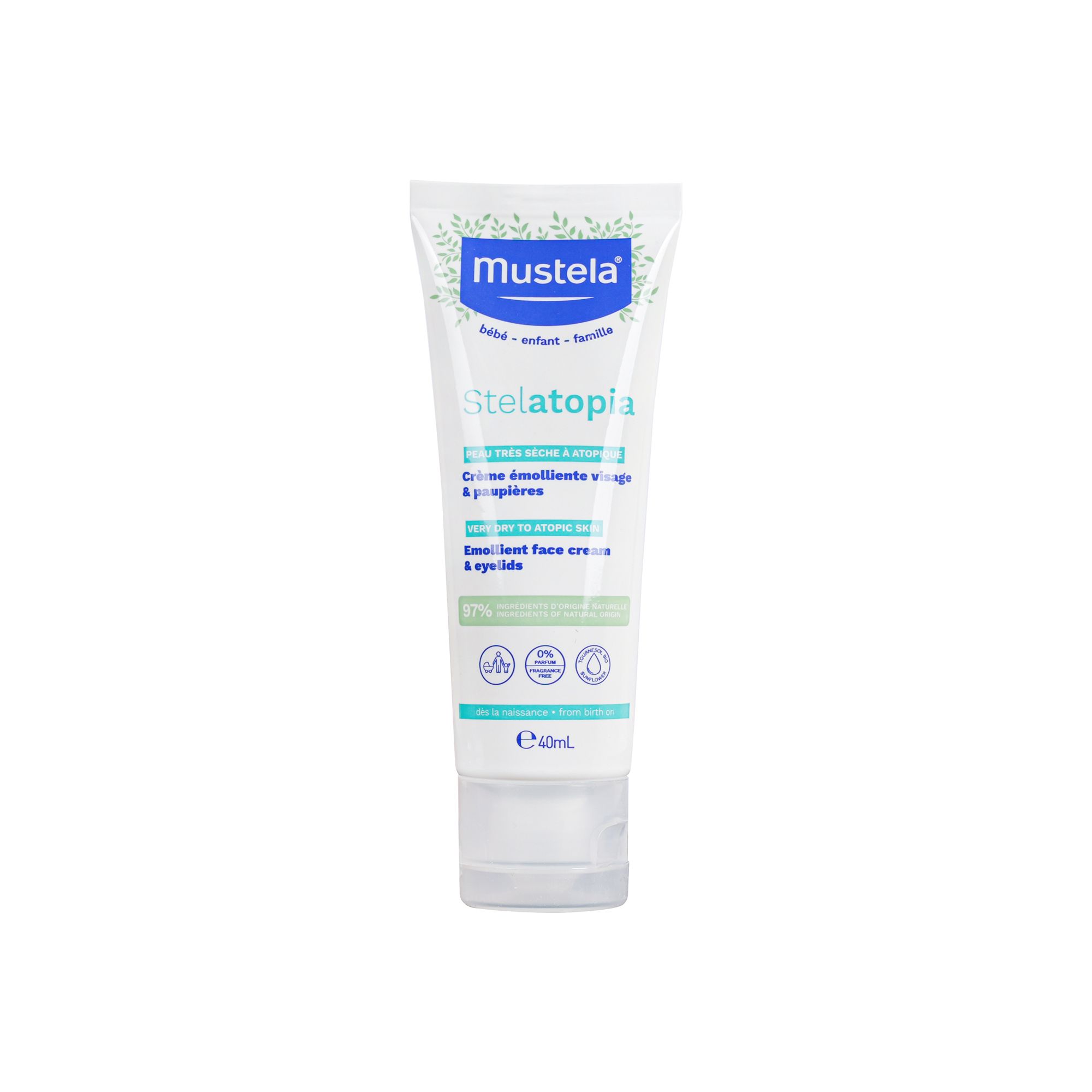Mustela Stelatopia Emollient Face Cream 40Ml - SahaJamal Pharmacy