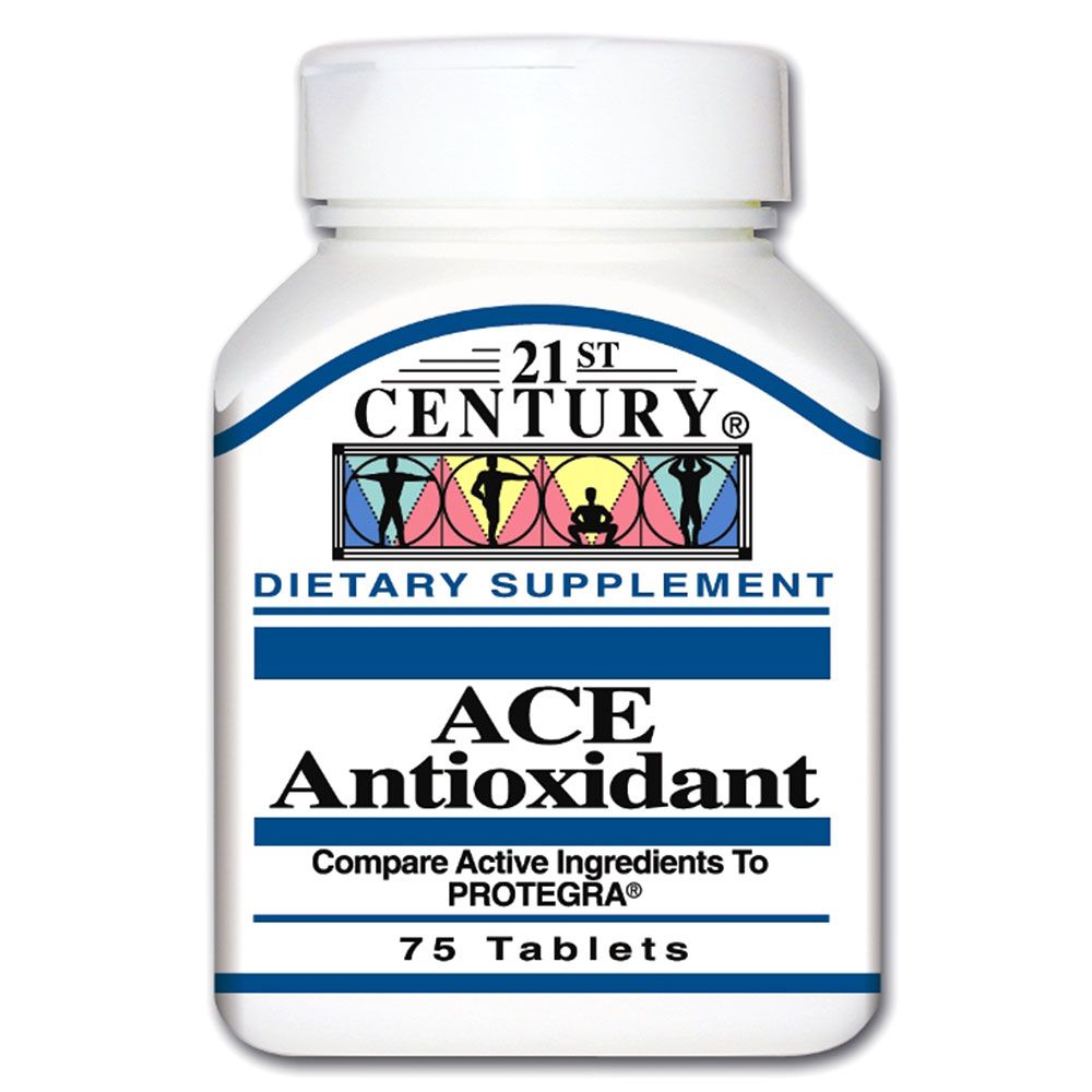 21St Century - Ace Antioxidant Tablets 75 Count - SahaJamal Pharmacy