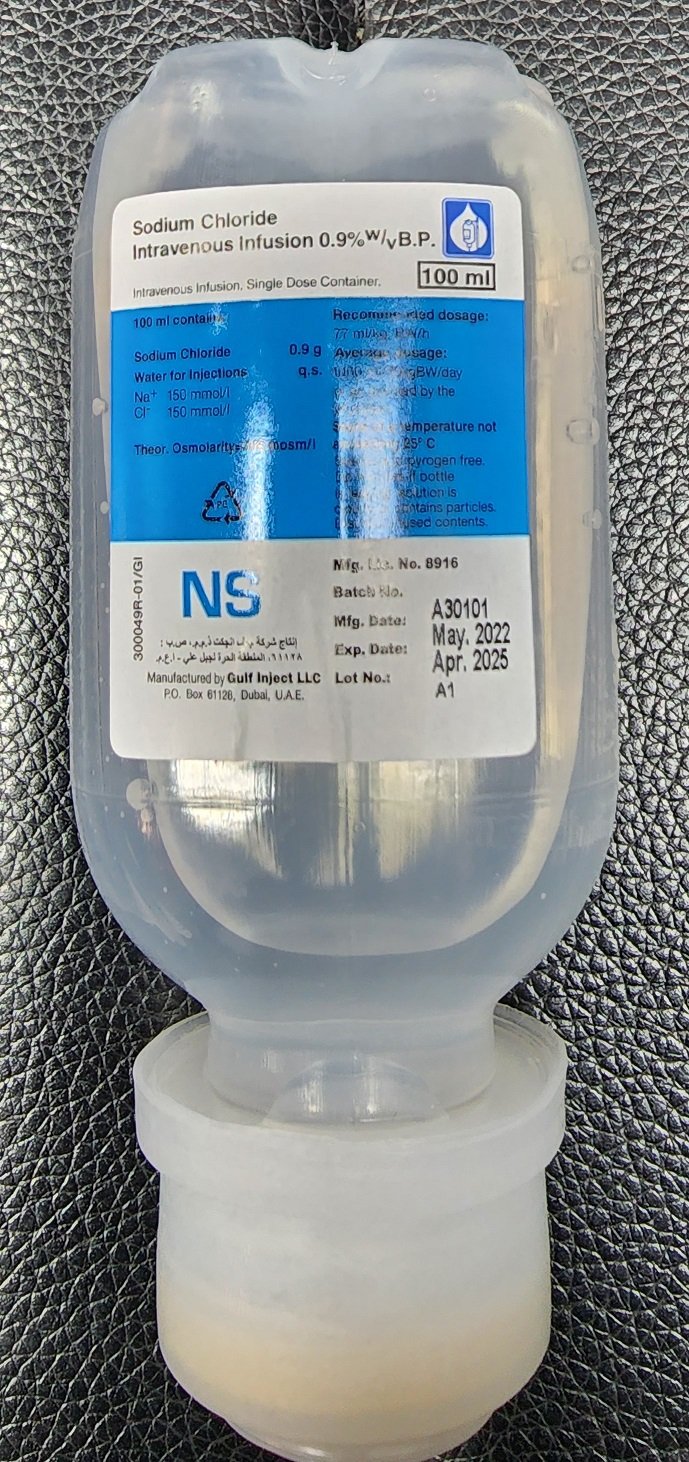 Normal Saline 100 Ml - SahaJamal Pharmacy