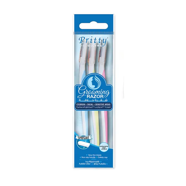 Pritty Eye Brow Razor 3 Pcs - SahaJamal Pharmacy