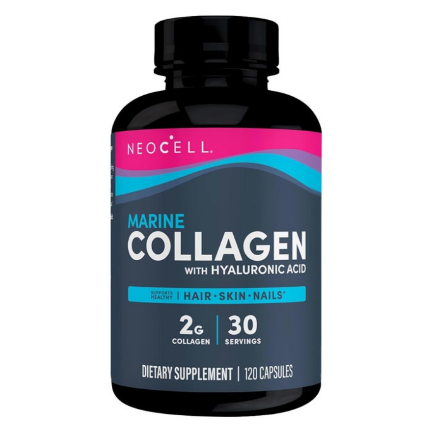 Neocell Marine Collagen + Hyaluronic Acid Capsules For Youthful ...
