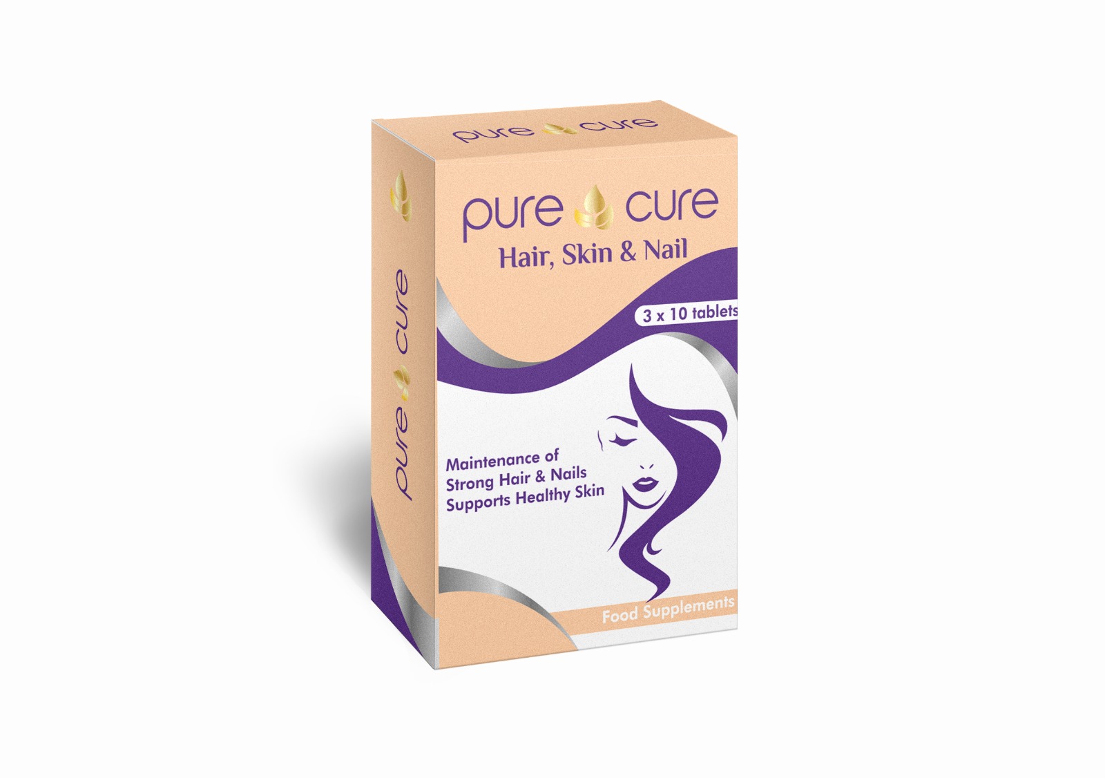 Pure Cure Hair Skin And Nails Tab 30S - SahaJamal Pharmacy
