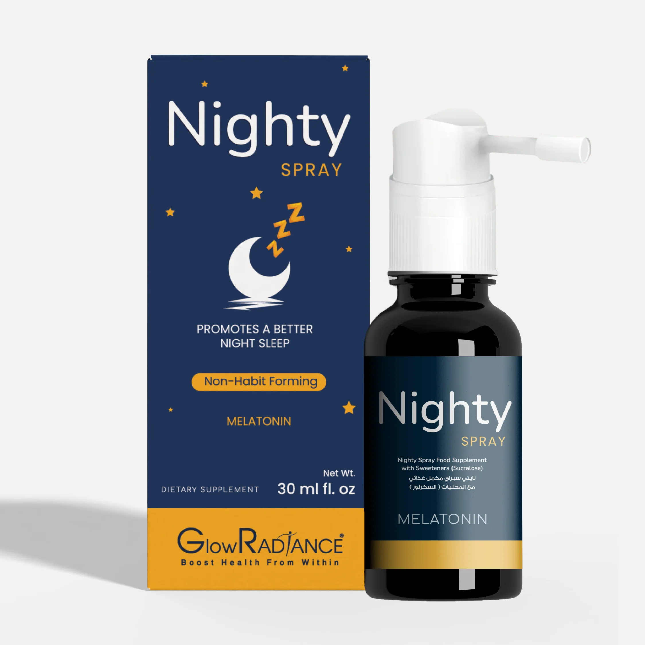 Buy Glow Radiance Nighty Spray 30Ml - SahaJamal Pharmacy | Online UAE & KSA